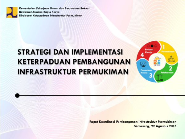 (PPT) 9. STRATEGI DAN IMPLEMENTASI KETERPADUAN PEMBANG INFRASTRUKTUR PERMUKIMAN.pptx