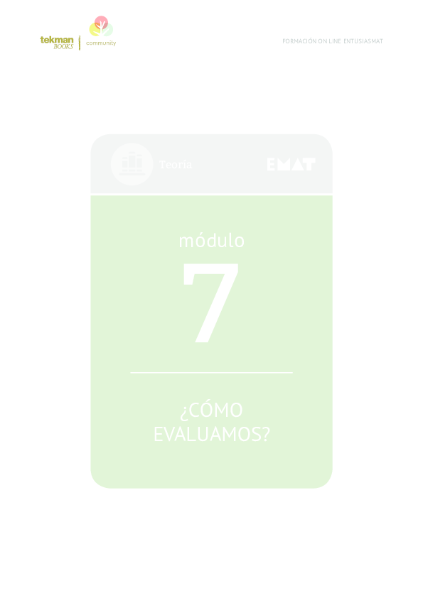 (PDF) módulo ¿CÓMO EVALUAMOS