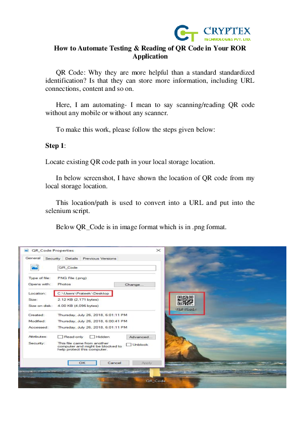 (PDF) How to Automate Testing & Reading of QR Code in Your ROR Application