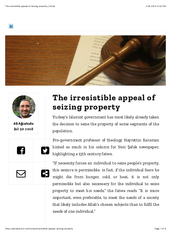 (PDF) The irresistible appeal of seizing property