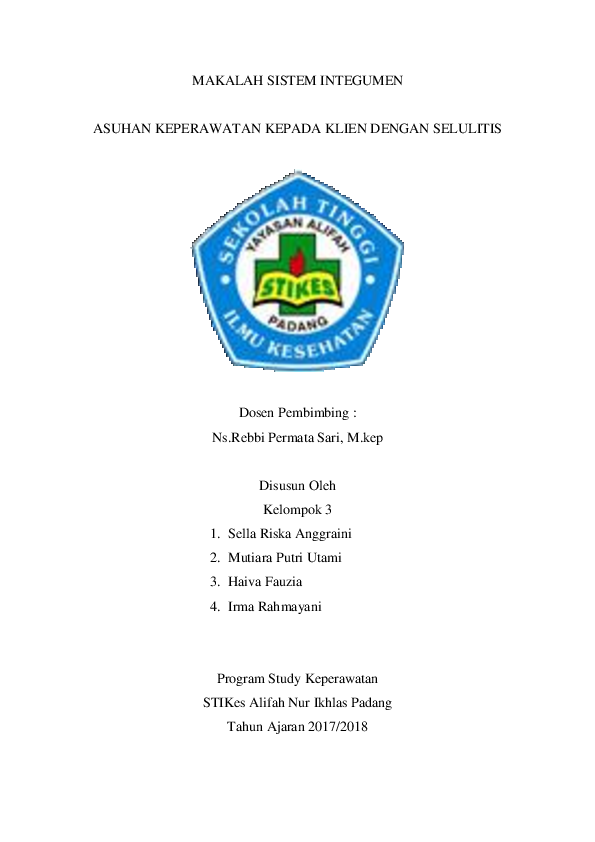 (DOC) ASKEP Selulitis