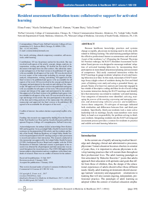 (PDF) 2017 Resident Assessment Facilitation Team.pdf | Elissa Foster ...