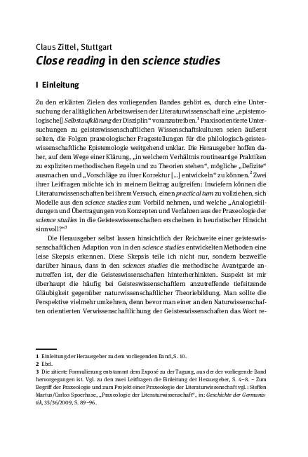 (PDF) Close reading in den science studies
