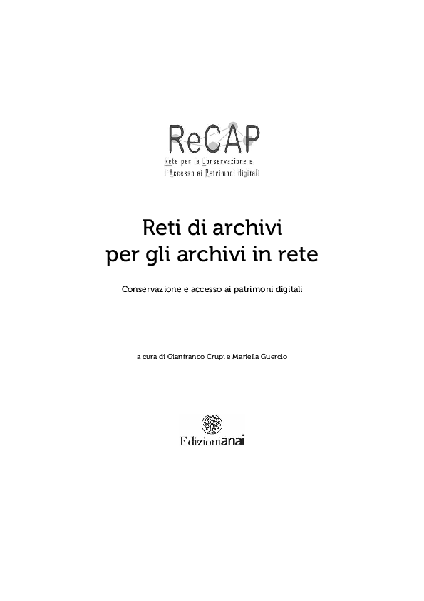 (PDF) Scenari della dematerializzazione in Italia. Finalità, criticità ...