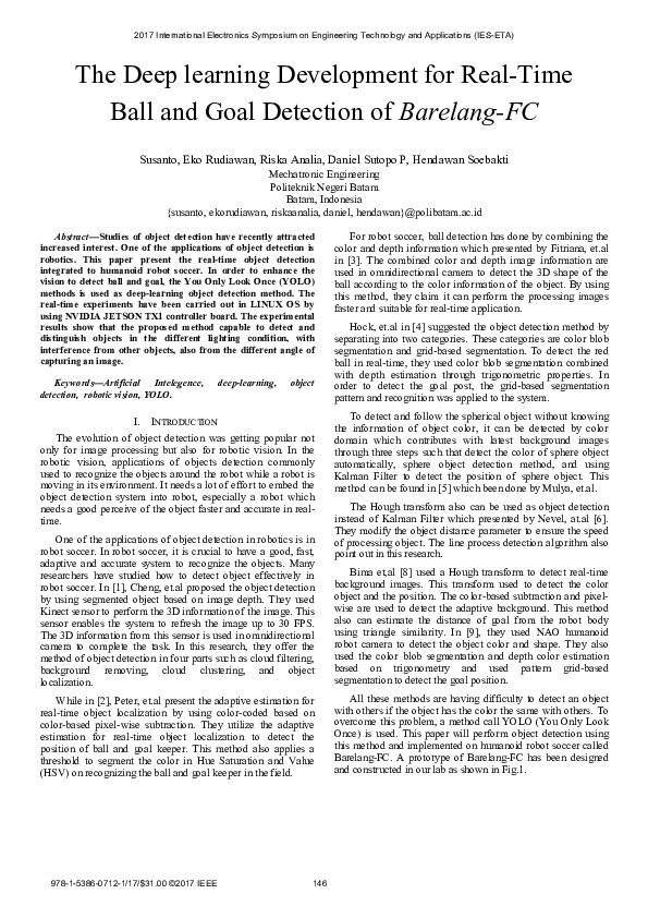 (PDF) The Deep Learning Development for Real-Time Ball and Goal ...