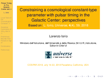 (PDF) Constraining Cosmological Constant with Pulsars