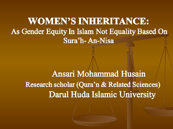 (PPT) islamic concept of gender equity.ppt