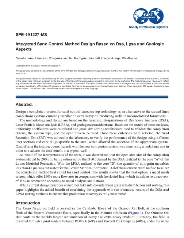 (PDF) SPE-191227-MS Integrated Sand Control Method Design Based on Dsa ...