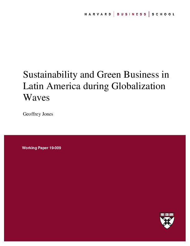 (PDF) Sustainability and Green Business in Latin America during ...