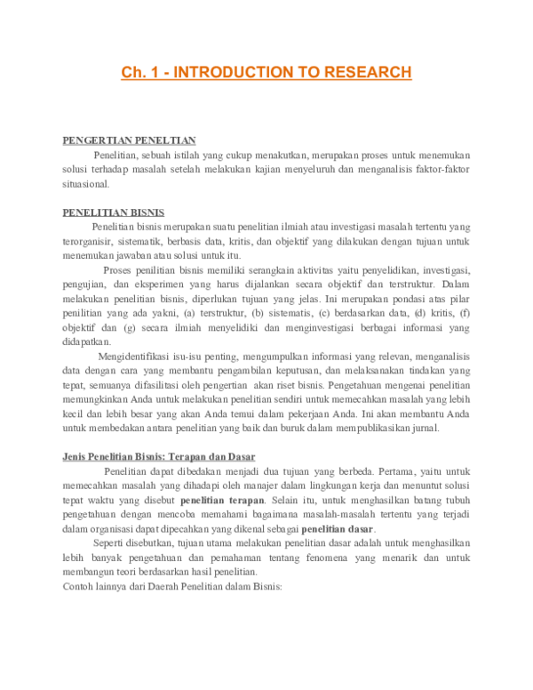 (PDF) Ch. 1 -INTRODUCTION TO RESEARCH
