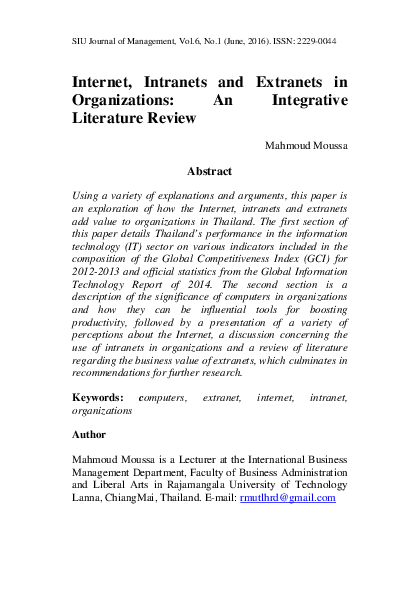 Intranet IRD: Identification