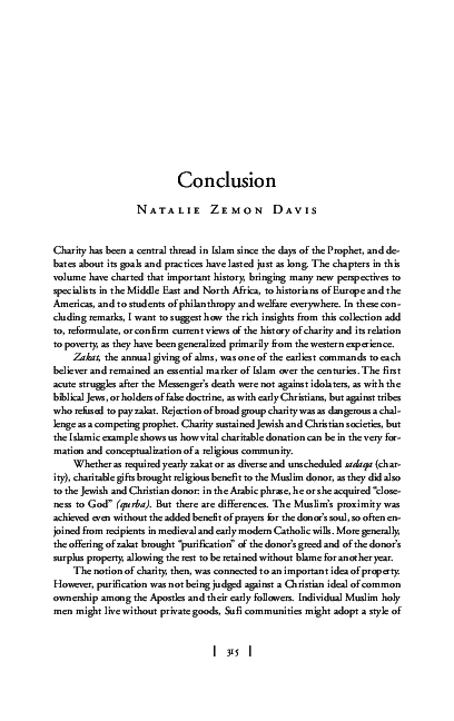 (PDF) Natalie Zemon Davis, “Conclusion,” in Michael Bonner, Mine Ener ...