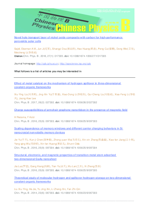 (PDF) Novel hole transport layer of nickel oxide composite with carbon ...