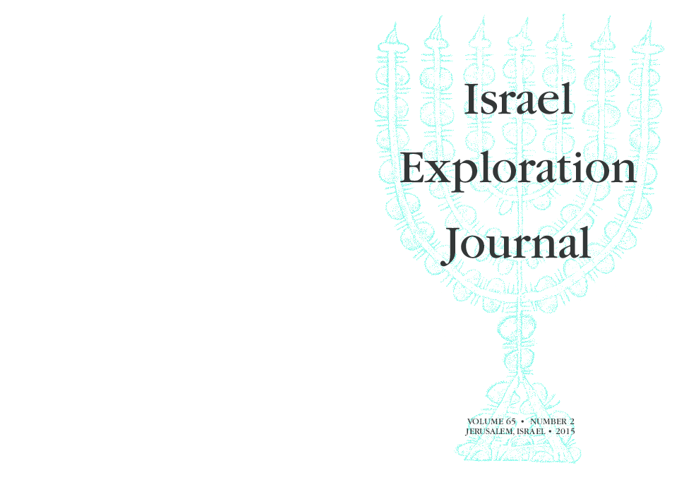 (PDF) Mazar, A. and Wachtel, I. 2015. Hurvat ‛Eres: A Fourth-Century ...