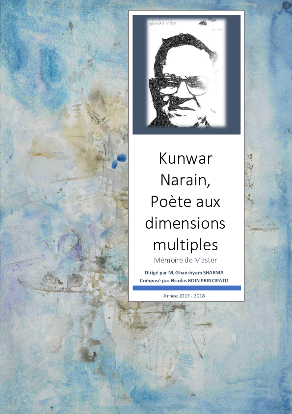 (PDF) Kunwar Narain, Poète aux dimensions multiples | Nicolas Boin ...