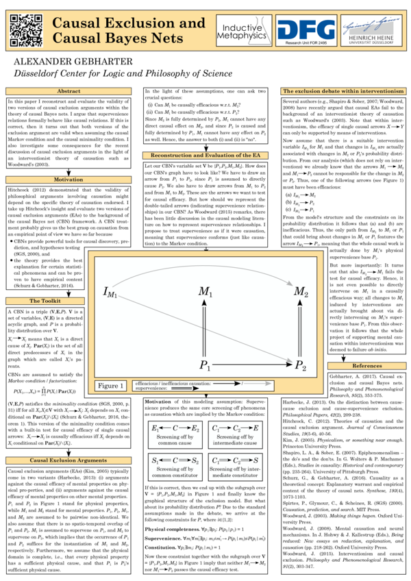 (PDF) Causal exclusion and causal Bayes nets (poster)