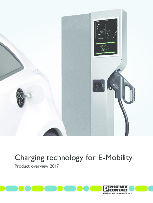 (PDF) Charging technology for E-Mobility Product overview 2017