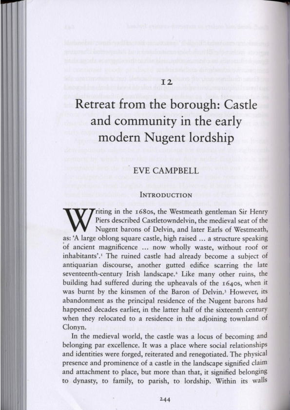(PDF) 'Retreat from the borough: castle and community in the early ...