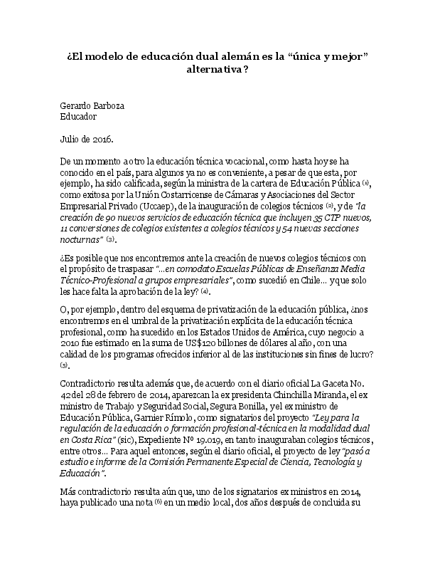(DOC) ¿El modelo de educación dual alemán es la “única y mejor ...