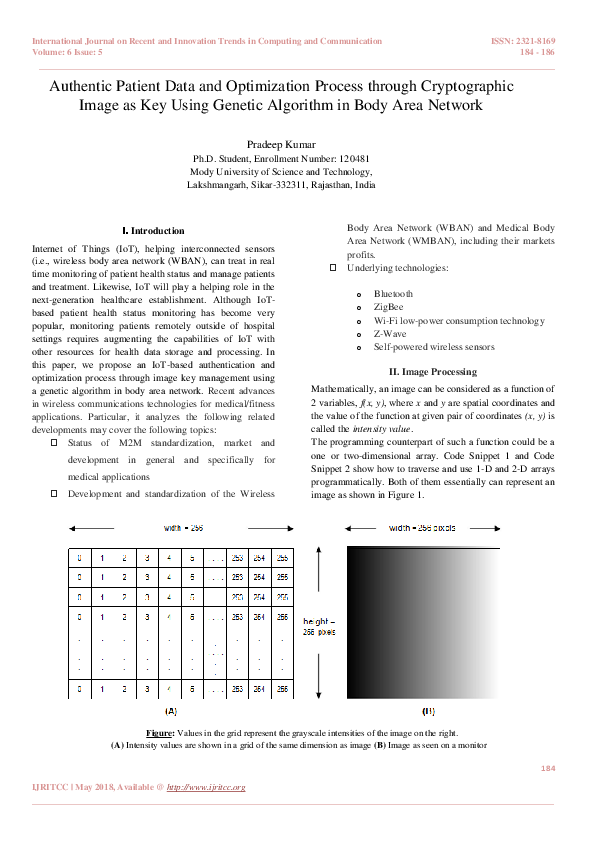 (PDF) International Journal on Recent and Innovation Trends in Computing and Communication ...