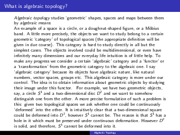 (PDF) An Introduction to Algebraic Topology