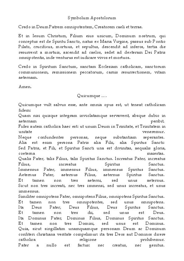 (DOC) CHRISTIAN CREEDS