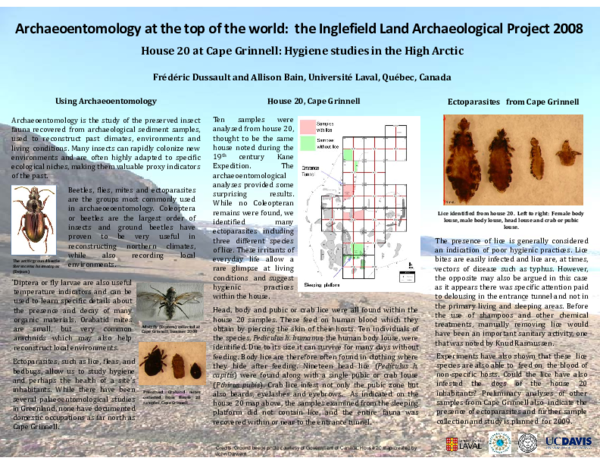 (PDF) Archaeoentomology at the top of the world: the Inglefield Land ...