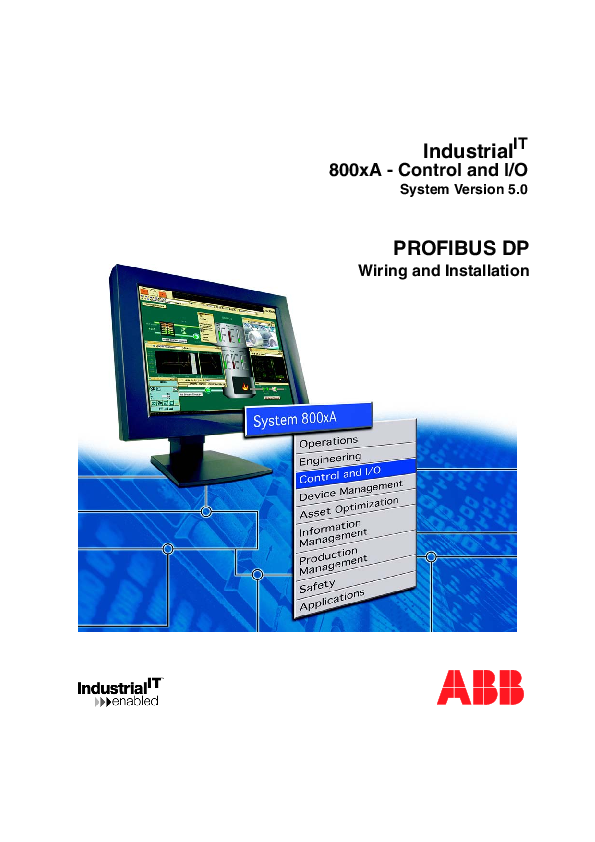 (PDF) Industrial IT 800xA -Control and I/O PROFIBUS DP Wiring and Installation | Sebastian Perez ...