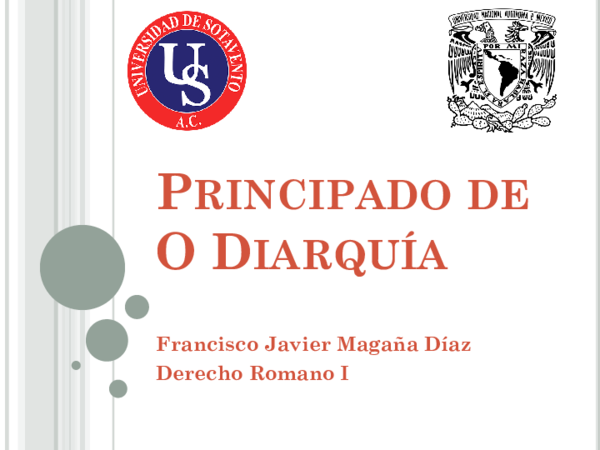 (PPT) Principado de O Diarquia