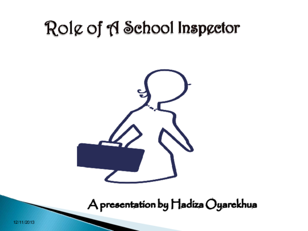 (PDF) Role of School Inspectors