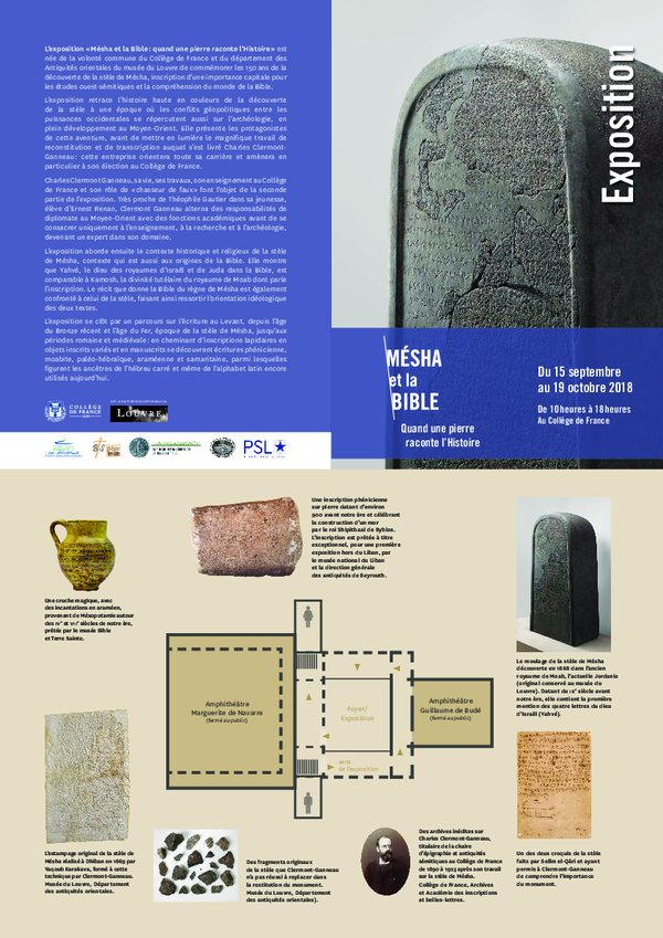 (PDF) Mésha et la Bible: quand une pierre raconte l'histoire
