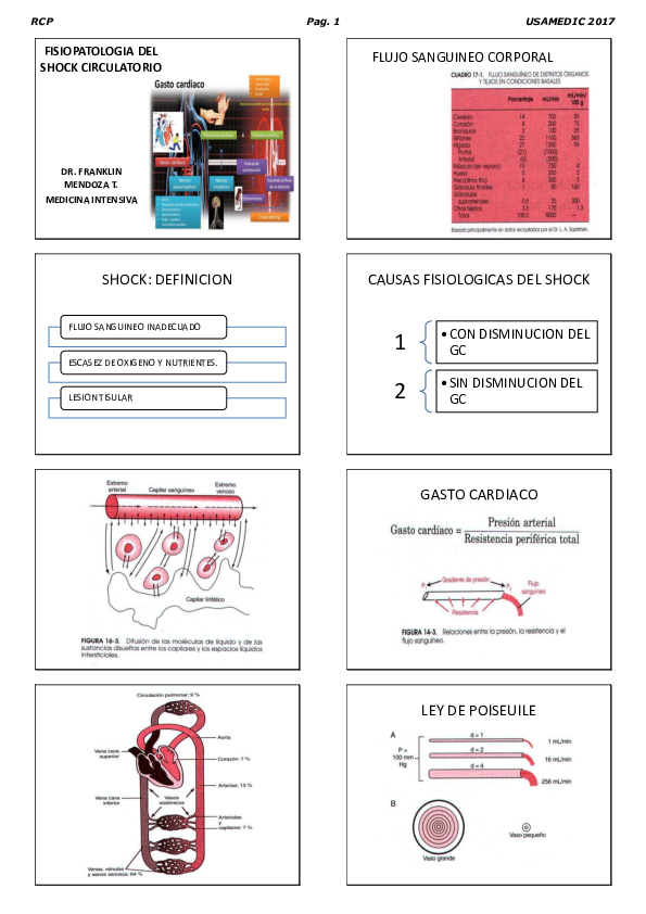 (PDF) FISIOPATOLOGIA DEL SHOCK CIRCULATORIO FLUJO SANGUINEO CORPORAL