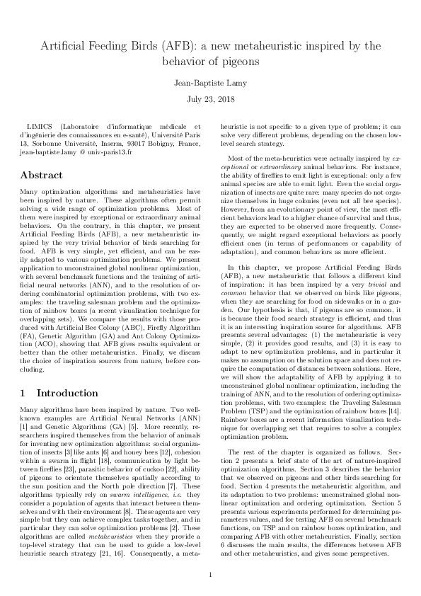 (PDF) Advances in nature-inspired computing and applications