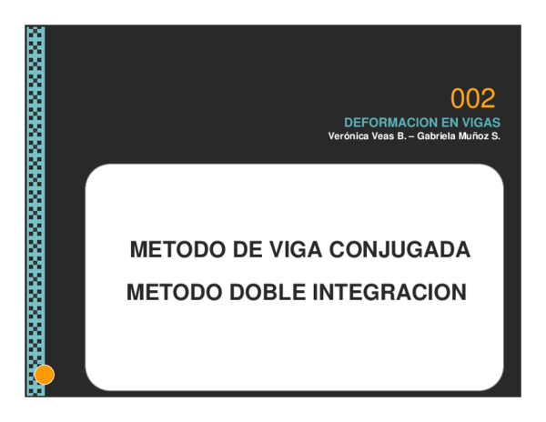 (PDF) VIGA CONJUGADA METODO DE DOBLE INTEGRACION 002 DEFORMACION EN VIGAS METODO DE VIGA ...
