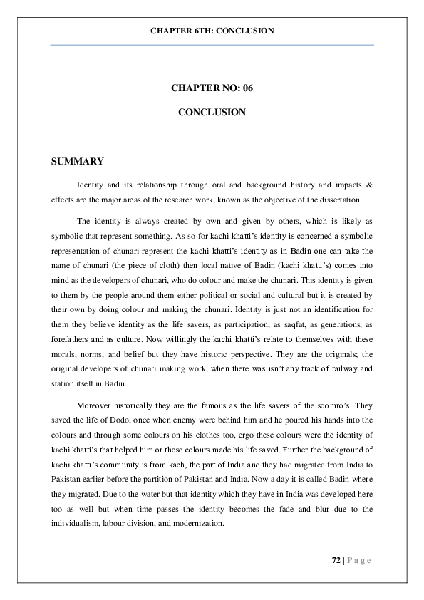 (DOC) CONCLUSION SUMMARY