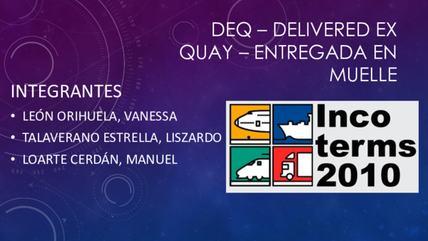 (PDF) DEQ – DELIVERED EX QUAY – ENTREGADA EN MUELLE