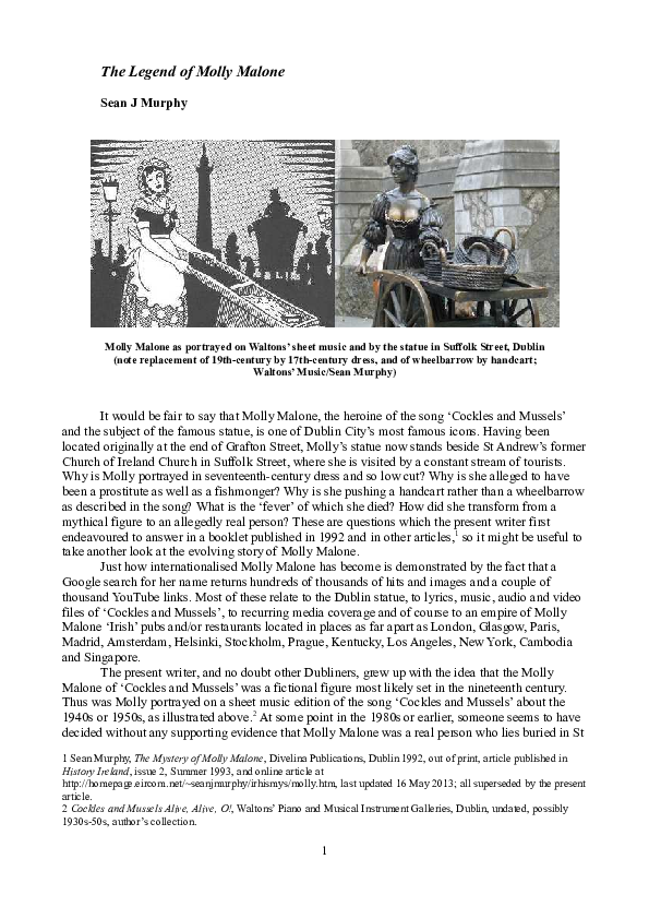 (PDF) The Legend of Molly Malone