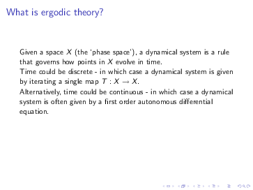 (PDF) What is Ergodic Theory?
