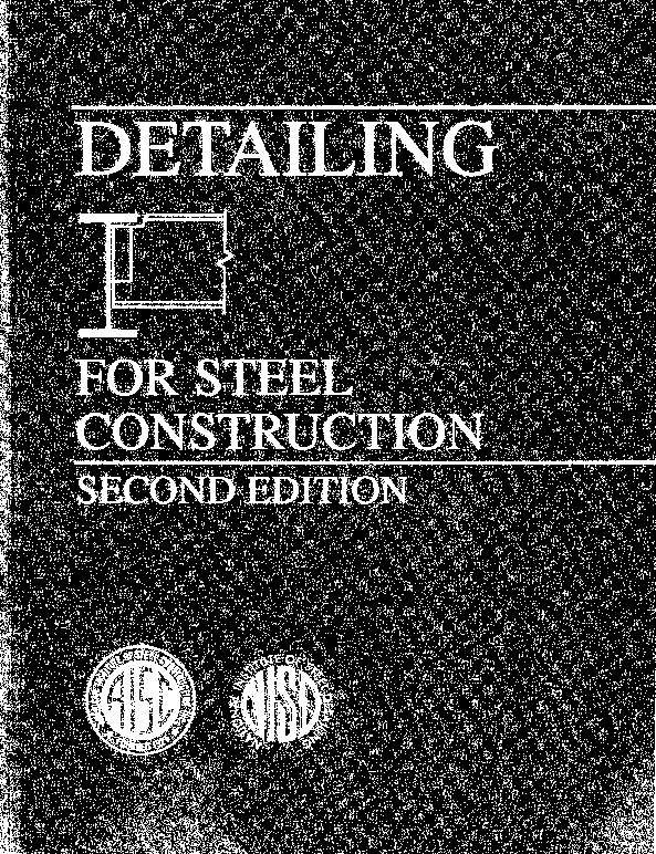 (PDF) Detailing for Steel Construction