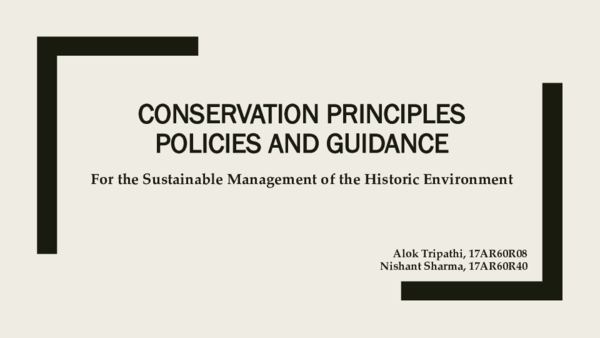 (PPT) CONSERVATION PRINCIPLES POLICIES AND GUIDANCE