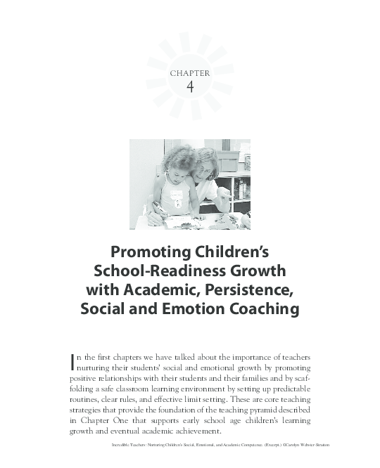 (PDF) Promoting Children's School-Readiness Growth with Academic ...