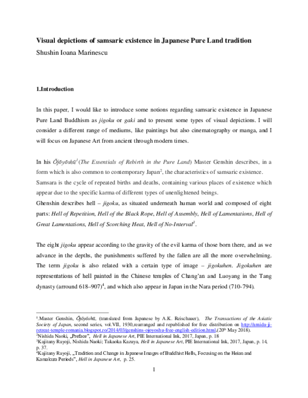 (PDF) Visual depictions of samsaric existence in Japanese Pure Land ...