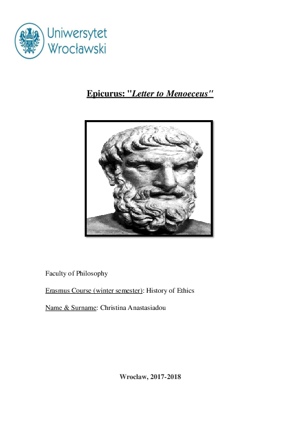 (PDF) Letter to Menoeceus_Epicurus