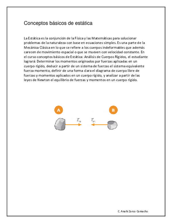 (PDF) Conceptos basicos de estatica