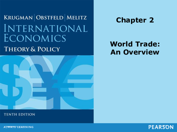 (PDF) Chapter 2 World Trade: An Overview