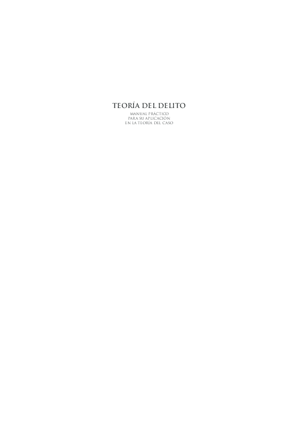 (PDF) TEORÍA DEL DELITO | Gervacio Robles - Academia.edu
