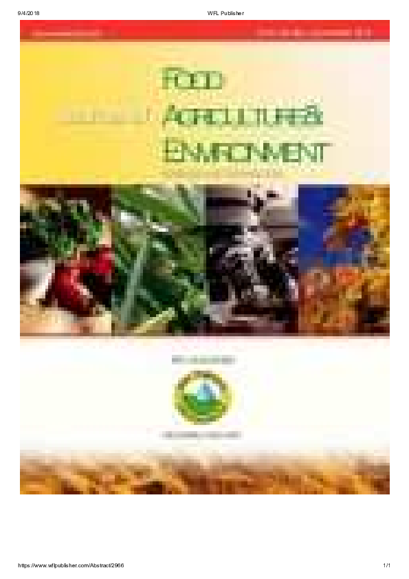 (PDF) Impact of promoting sustainable agriculture in Borno (PROSAB ...