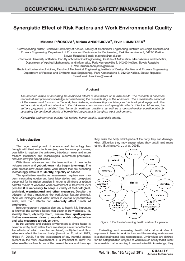 (PDF) OCCUPATIONAL HEALTH AND SAFETY MANAGEMENT