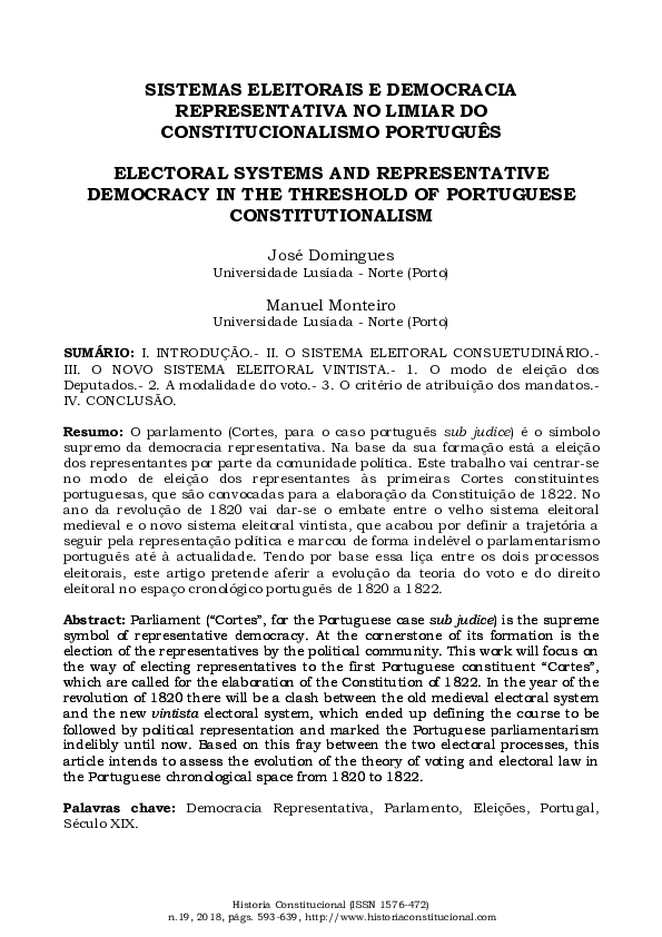 (PDF) As Cortes como estrutura do sistema político medieval português ...