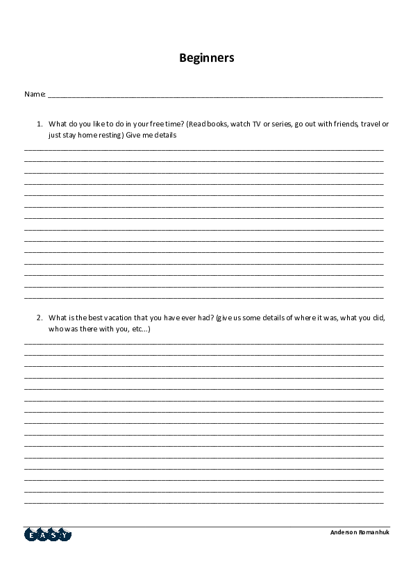 (PDF) Writing Beginners | Anderson Romanhuk - Academia.edu